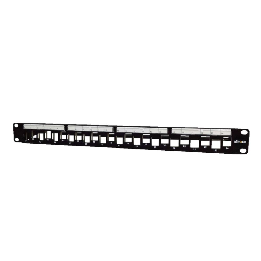 24-Port Staggered Blank Patch Panels – Nflexon