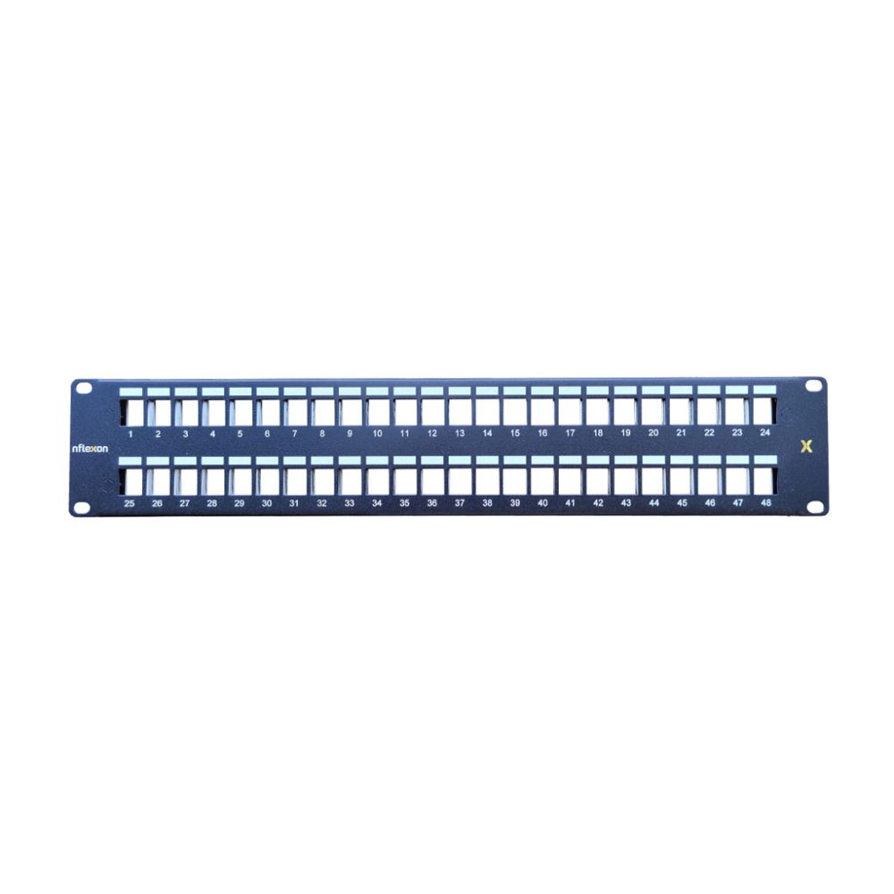 48-Port Straight Blank Patch Panel – Nflexon